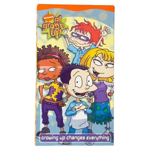 Rugrats All Grown Up Vhs Tape Classic Nickelodeon Animated Series Picclick Uk