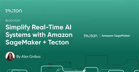 Simplify Real Time Ai Systems With Amazon Sagemaker Tecton Tecton