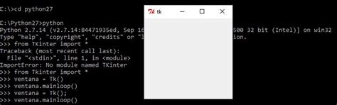 Graficación Crear Una Ventana En Tkinter