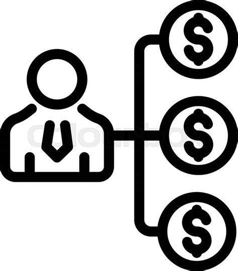 trader icon outline trader vector icon for web design isola colourbox