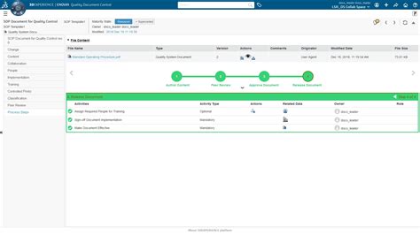Quality Document Author TriMech Enterprise