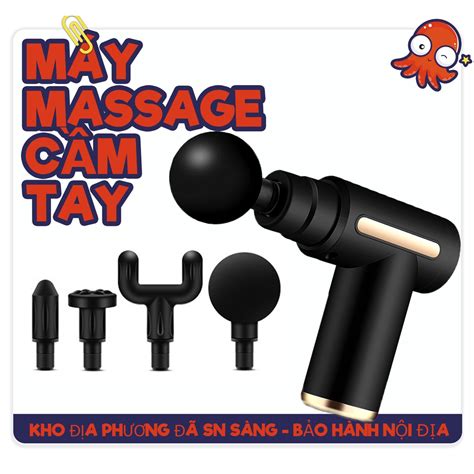 Máy Massage Cầm Tay Súng Massage Cầm Tay Bản Máy Làm Thon Cơ Thể Chính