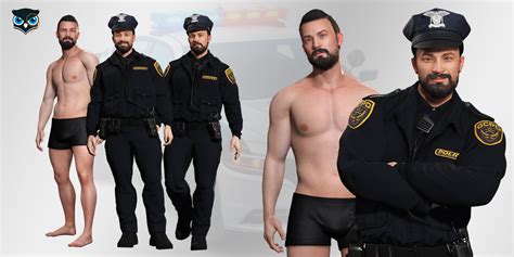 Realistic 3d Police Officer Model Superhive Formerly Blender Market
