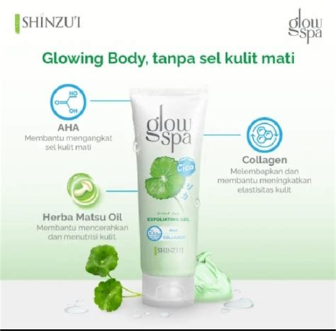 Shinzui Glow Spa Exfoliating Gel Cica 130ml Lazada Indonesia