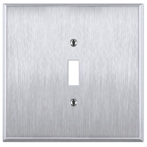 Oversized Stainless Steel Switch Plate Cover 2 Gang Jumbo Electrical