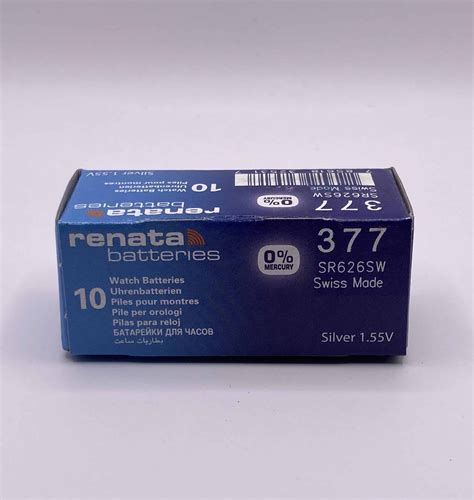 Pile 377 Renata SR626SW Pour Montres
