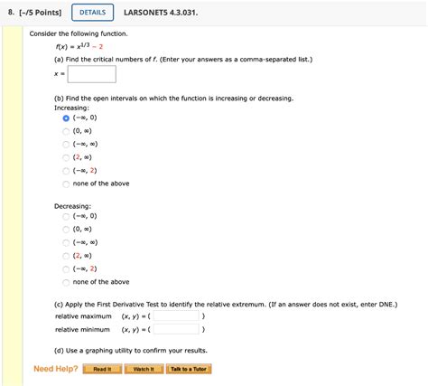 solved 8 [ 5 points] details larsonet5 4 3 031 consider