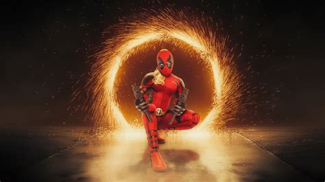 1366x768 Lady Deadpool Breaking The Fourth Wall Laptop Hd Hd 4k