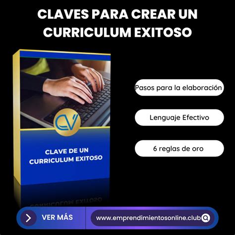 Claves Para Crear Un Curriculum Exitoso Imer Chumán Hotmart