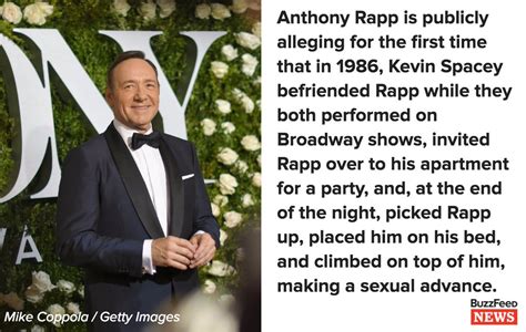 Actor Anthony Rapp Says Kevin Spacey Made A Sexual Advance Toward Him