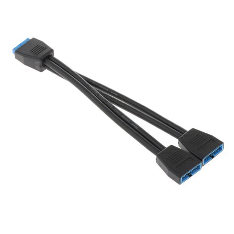 Cable De Extensión De Interfaz De Puerto De Cabecera Usb De 19 Pines