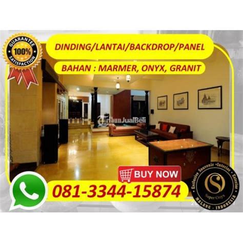 Custom Design Wallboard Dinding Marmer Lobby Kampus Di Malang Tribun