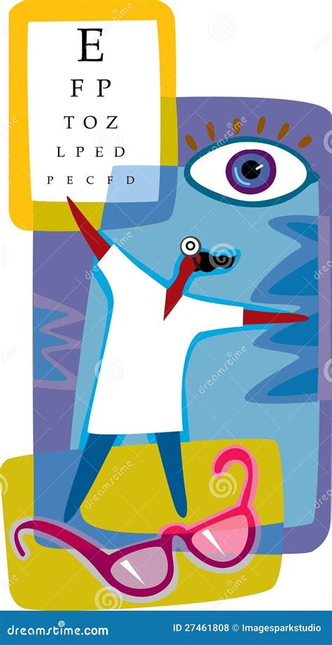 Graphic Representation Of Optometry Stock Illustration Illustration
