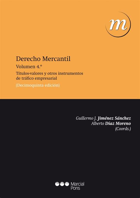 9788415948094 Derecho Mercantil Iv Ttulos Valores Y Otros Instrumentos
