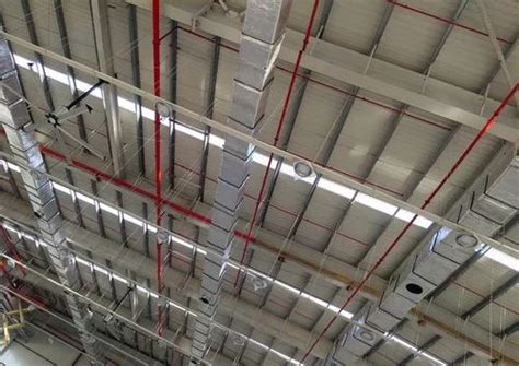 Galvanized Iron Ventilation System Installation Service Yearly Mode In