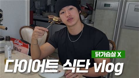 바프 준비 24시간 밀착 다이어트식단 Vlog 닭가슴살 없이 다이어트 하기 Youtube
