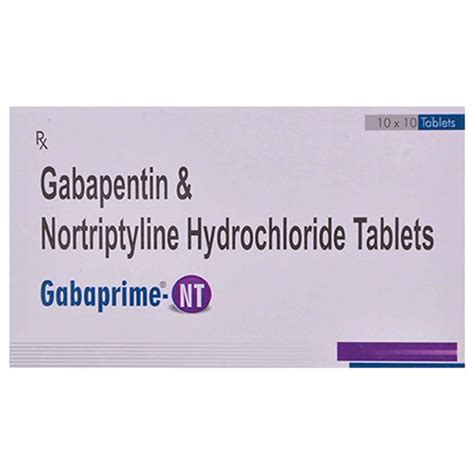 Buy Gabaprime Nt Tablet 10 S Online At Upto 25 Off Netmeds