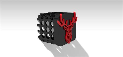 3d Printable Deer Wall Sculpture 2d Ii・cults