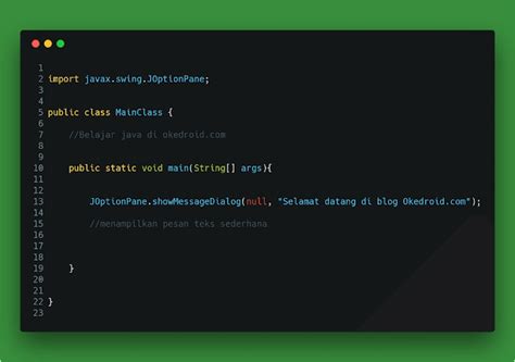 Contoh Jadwal Input Dan Output Memakai Joptionpane Di Java Belajar