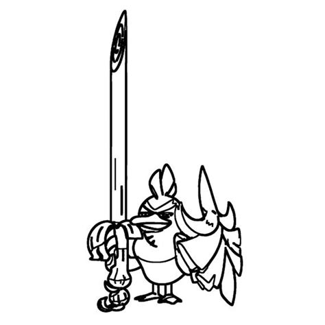 Sirfetch D Coloring Page Print IdeaShortcut