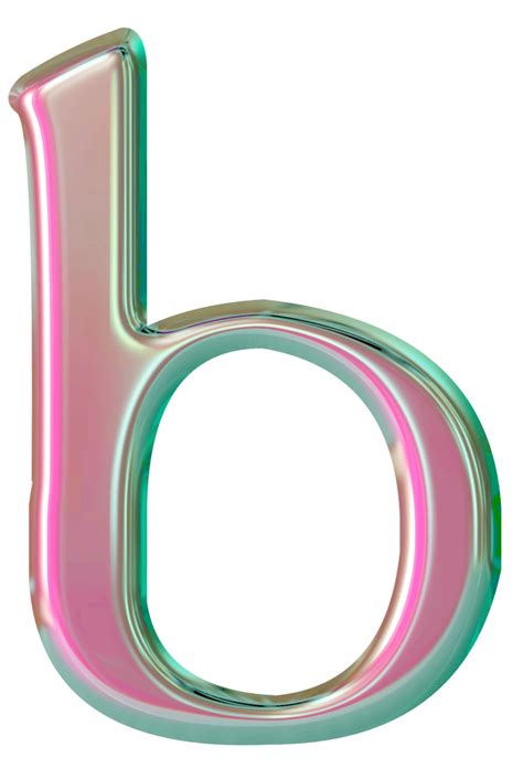 Iridescent Lowercase Alphabet Letters 28672003 Png