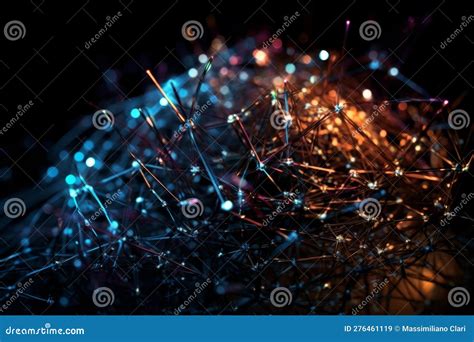Quantum Computer Of Glowing Qubits Abstract Concept Supercomputers