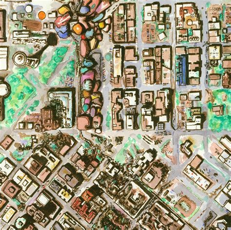 Post Apocalyptic City Map Litomulti