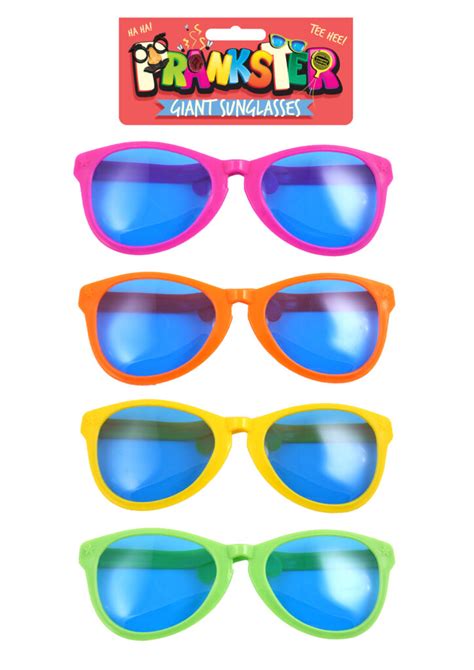Giant Novelty Sunglasses 4 Assorted Colours Henbrandt Europe Bv