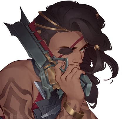 Samira League Of Legends Drawn By Skailaid Danbooru