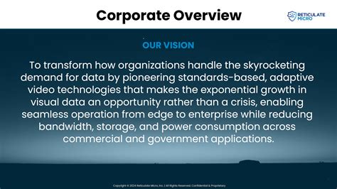 Reticulate Micro Transforming How The World Handles Video And Visual Data