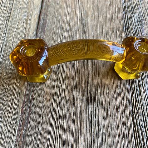 Amber Glass Knobs Etsy