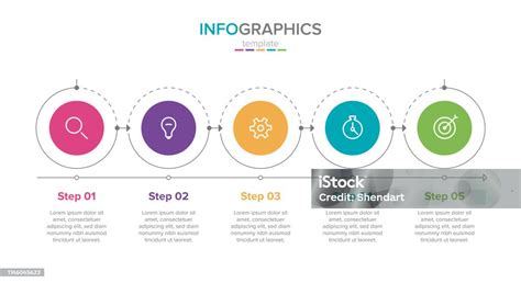 아이콘 벡터 인포 그래픽 라벨 템플릿 5 옵션 또는 단계 비즈니스 개념에 대 한 인포 그래픽입니다 정보 그래픽 플로우 차트 프리 젠 테이 션 웹 사이트 배너 및 인쇄물에
