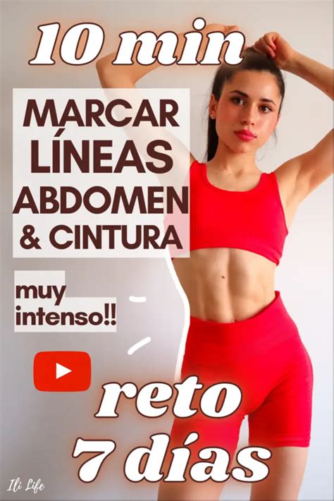 10 min DEFINE LÍNEAS ABDOMINALES DÍA 4 RETO 7 DÍAS ABDOMEN ejercicios intensos para abdomen