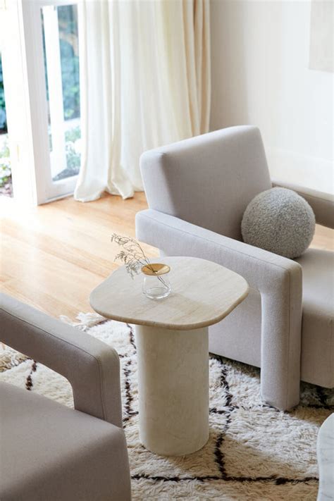 Camille Organic Curve Tables Chelon