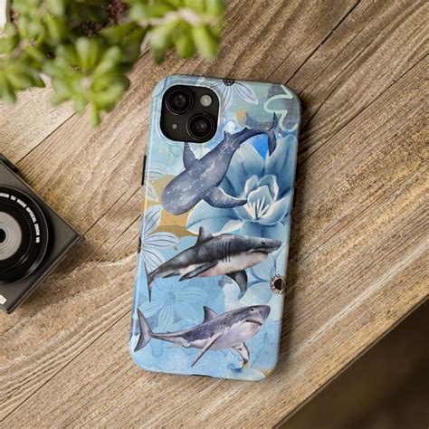 Whale Shark Collage Phone Case Shark Scrapbook Phone Case Aesthetic