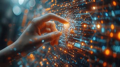 Premium Photo Datadriven Concept Digital Neural Network Business
