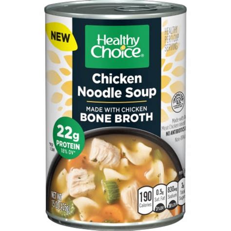 Healthy Choice® Chicken Noodle Bone Broth Soup 15 Oz Kroger