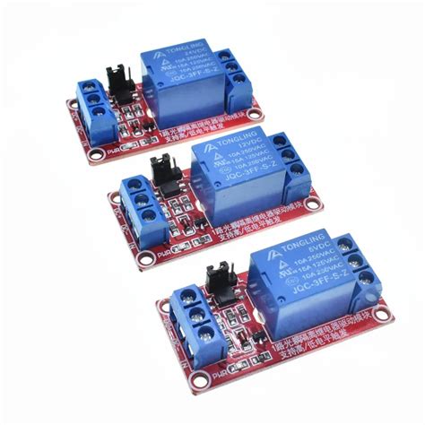 One 1 Channel 5V 12V 24V Relay Module With Optocoupler High Low Level Trigger Relay Module Solid