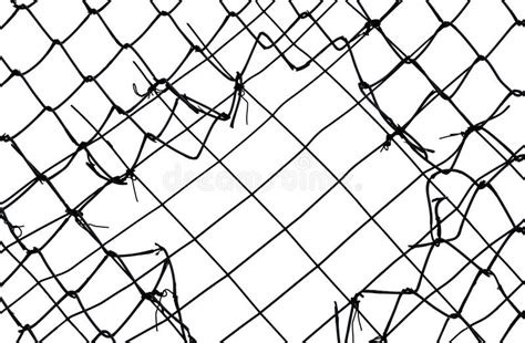 The Texture Of The Metal Mesh On A White Background Torn Steel Metal