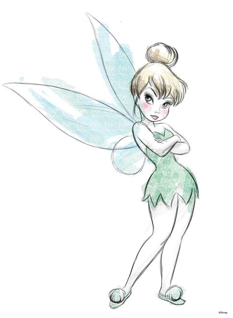 The Art Of Disney Fairies Tinkerbell Drawing Disney Art Tinkerbell