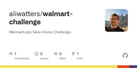 Github Aliwatters Walmart Challenge Walmartlabs Take Home Challenge