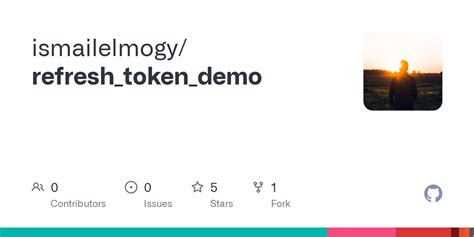 Github Ismailelmogyrefreshtokendemo