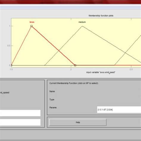 input window of the membership function temperature download