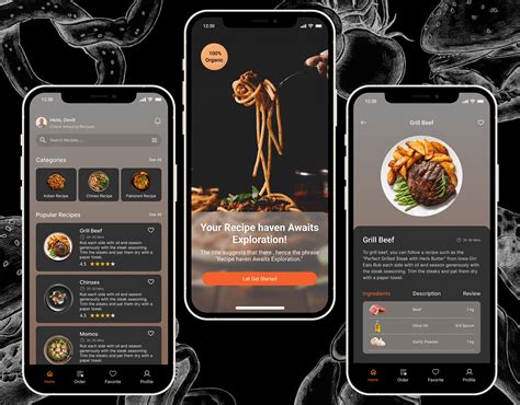 Search Screen For A Recipe App Ui Design Behance