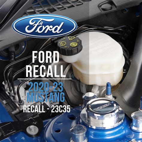 2020 2023 Ford Mustang Brake Fluid Safety Recall