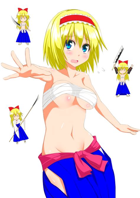 Alice Margatroid And Shanghai Doll Touhou Drawn By Chita Mika Danbooru
