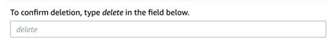 Feature Request Make Console Api Delete Consistent · Issue 323 · Aws