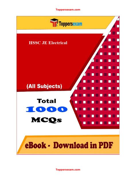Hssc Je Electrical In English July Pdf Operating System Programming