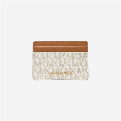 마이클 코어스 로고 카드 케이스 바닐라 Michael Kors Kream