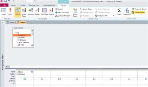 How To Look A Data In Access Table